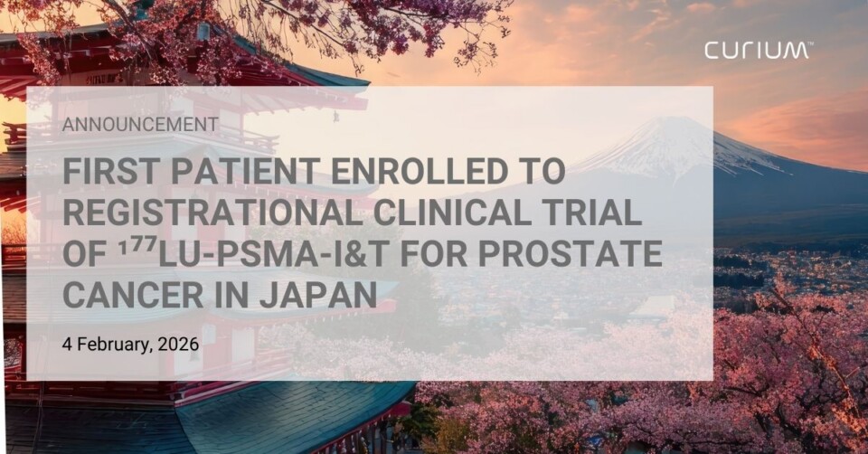 Curium Group, PeptiDream and PDRadiopharma Enroll First Patient to ...